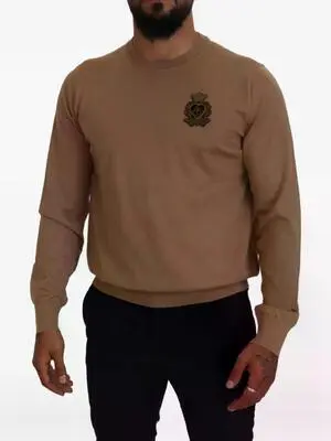 Dolce & Gabbana Embroidered Logo-patch Sweater