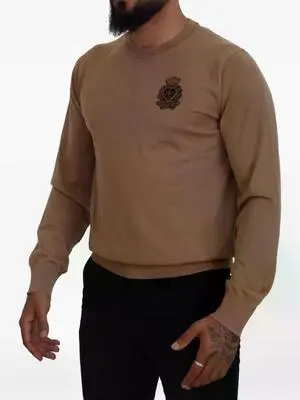 Dolce & Gabbana Embroidered Logo-patch Sweater