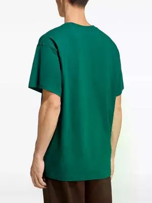 Adidas Logo-embroidered T-shirt - Green
