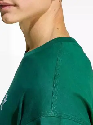 Adidas Logo-embroidered T-shirt - Green