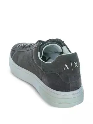 Armani Exchange Suede Lace-up Sneakers