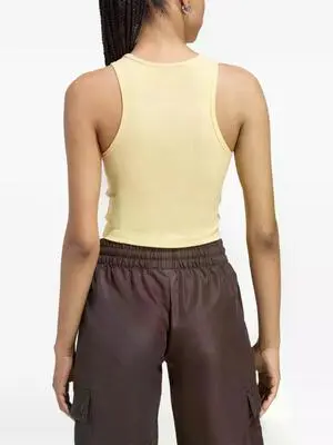 Adidas Ribbed Logo Print Tank Top