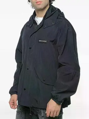 Armani Exchange Logo Patch Hooded Jacket