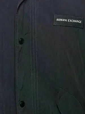Armani Exchange Logo Patch Hooded Jacket