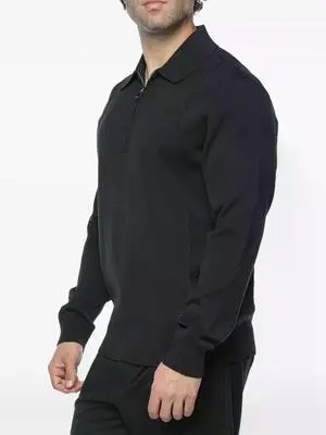 DRYKORN Gavvin Quarter-zip Knitted Polo Shirt