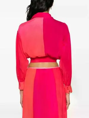 FORTE_FORTE Raspberry Silk Blouse