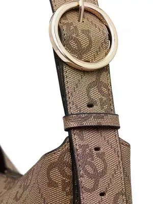 Guess Monogram Print Shoulder Bag