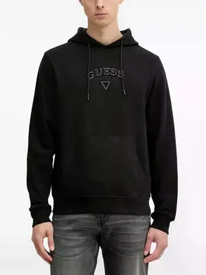 Guess Logo Embroidered Hoodie