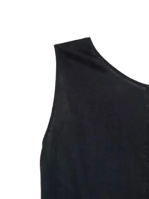 Aspesi Cut-out Tie-fastening Maxi Dress - Blue