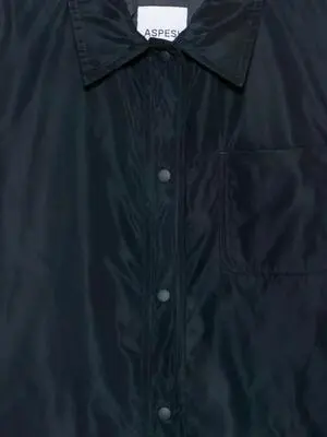 Aspesi Black Press-stud Chest-pocket Jacket