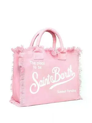 MC2 SAINT BARTH Logo Print Tote Bag - Pink