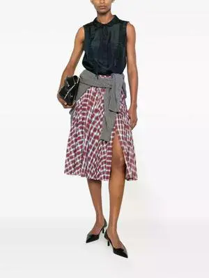 N°21 Ruffle-trimmed Sleeveless Shirt