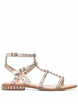 Ash Precious Studded Sandals - Gold