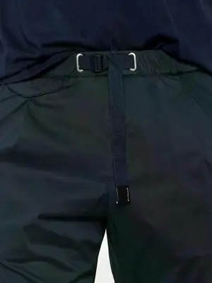 WHITE SAND Belted Pleated Shorts