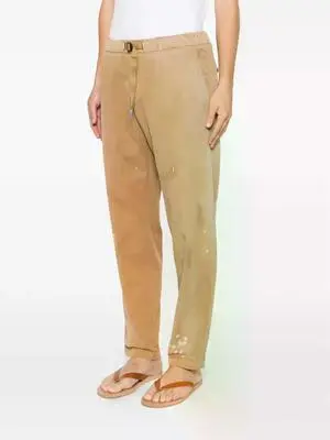 WHITE SAND Belted Trousers