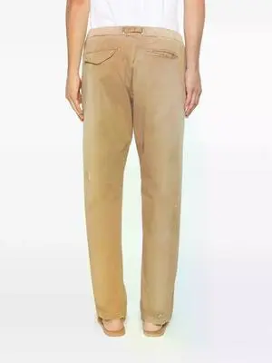 WHITE SAND Belted Trousers