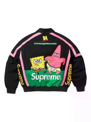 Supreme X Spongebob Squarepants Jeff Hamilton Racing Jacket