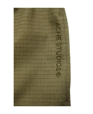 Acne Studios Logo Embroidered Straight Leg Trousers