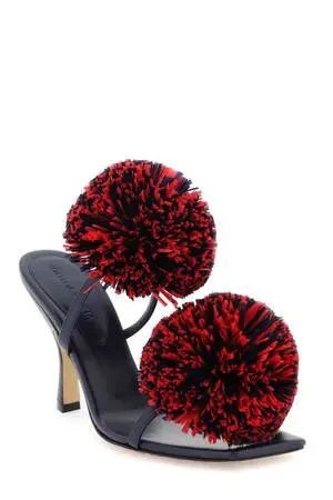 Bottega Veneta Floral Detailed Heeled Sandals