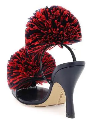 Bottega Veneta Floral Detailed Heeled Sandals