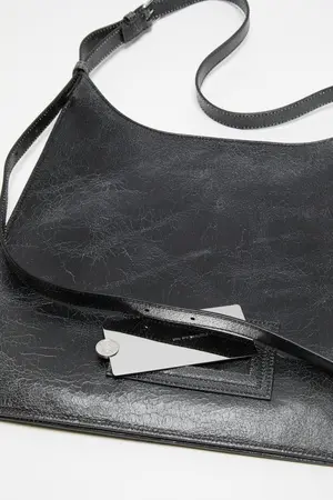 Acne Studios Platt Logo Patch Shoulder Bag