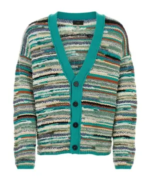 Alanui Madurai Striped V-neck Cardigan - Multicolor