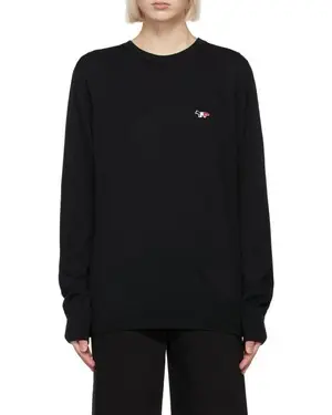 Maison Kitsuné Fox Patch Crewneck Jumper