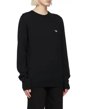 Maison Kitsuné Fox Patch Crewneck Jumper