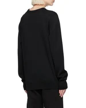 Maison Kitsuné Fox Patch Crewneck Jumper