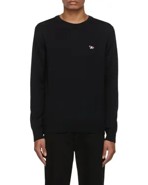 Maison Kitsuné Fox Patch Crewneck Jumper