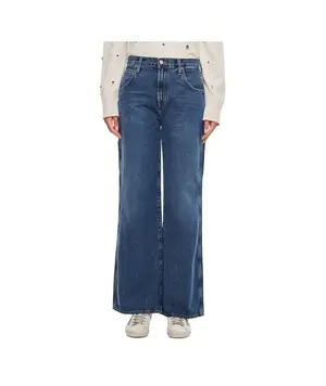 AGOLDE Wide-leg Jeans With Button Fly