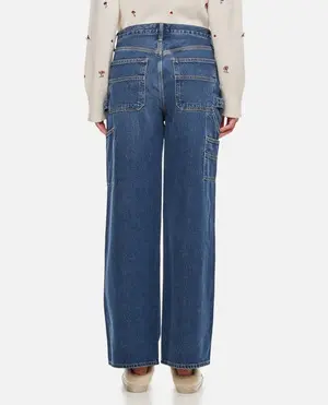 AGOLDE Wide-leg Jeans With Button Fly
