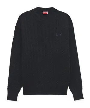 Kenzo Signature Embroidered Knit Jumper