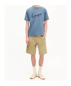 Kenzo Signature Embroidered T-shirt - Anthracite
