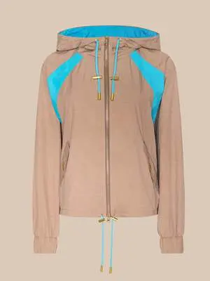 L'Agence Lark Windbreaker With Color Blocking