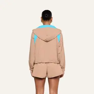 L'Agence Lark Windbreaker With Color Blocking
