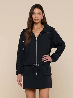L'Agence Miro Hooded Windbreaker