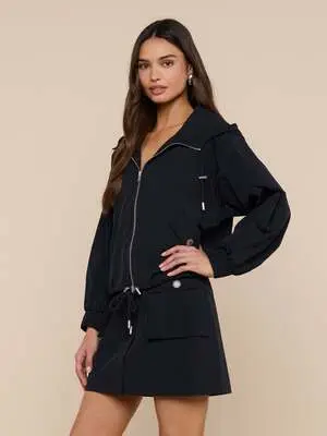L'Agence Miro Hooded Windbreaker