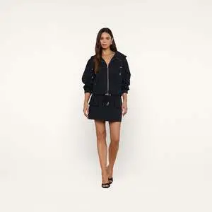 L'AGENCE Miro Hooded Windbreaker
