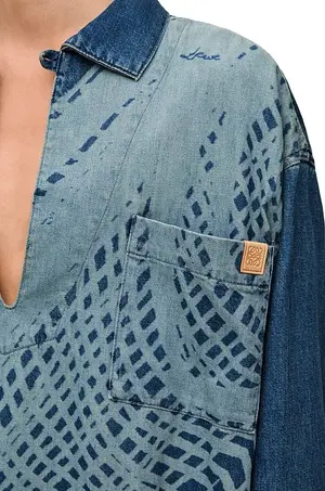 Loewe V-neck Denim Vareuse