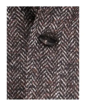 Tagliatore Herringbone Blazer Jacket - Black