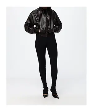 Gucci Soft Nappa Leather Bomber Jacket