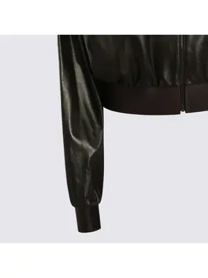 Gucci Soft Nappa Leather Bomber Jacket