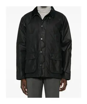 Barbour Crinkled Finish Shirt Jacket - Black