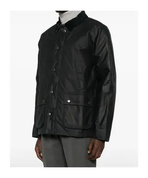 Barbour Crinkled Finish Shirt Jacket - Black