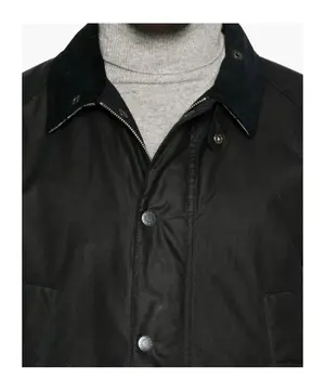 Barbour Crinkled Finish Shirt Jacket - Black
