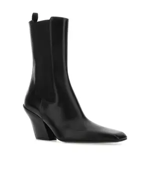 Prada Pointed Toe Slip-on Ankle Boots