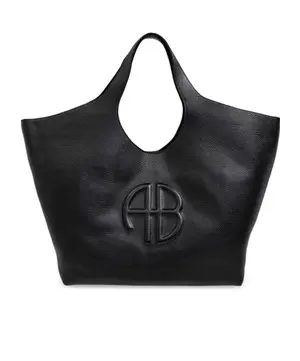 ANINE BING Lili Logo Embossed Tote Bag