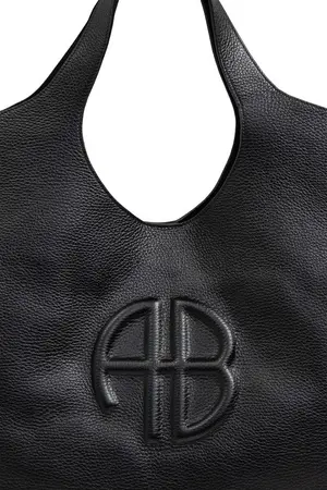 ANINE BING Lili Logo Embossed Tote Bag