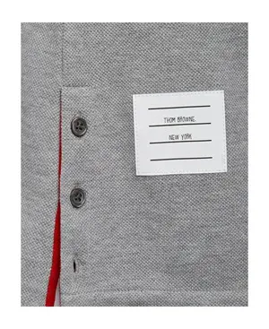 Thom Browne Asymmetric Hem Mini Polo Dress